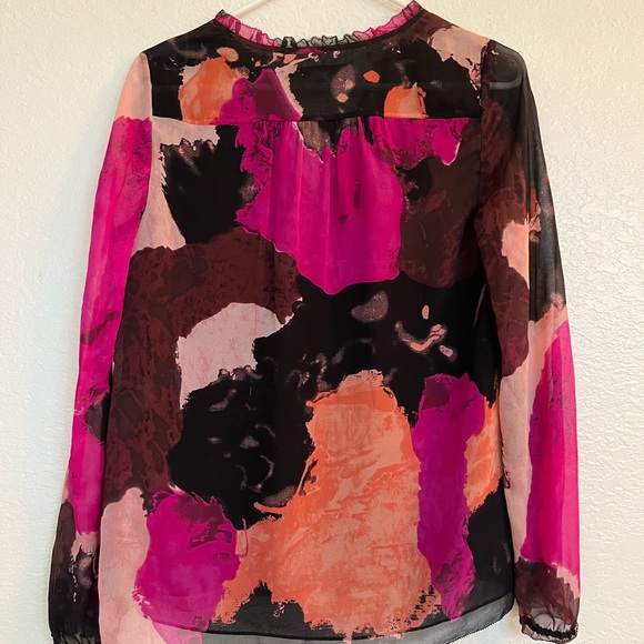 Diane Von Furstenberg | Tops | Dvf 0 Silk Blouse Size 0 | Poshmark